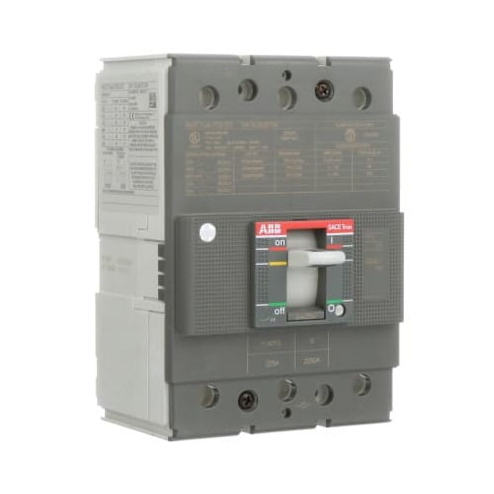 ABB XT3SU3225AFF000XXX, Molded Case Circuit Breaker; 3 Pole; 225A; 600V, 35KAIC@480VAC, Fixed ...