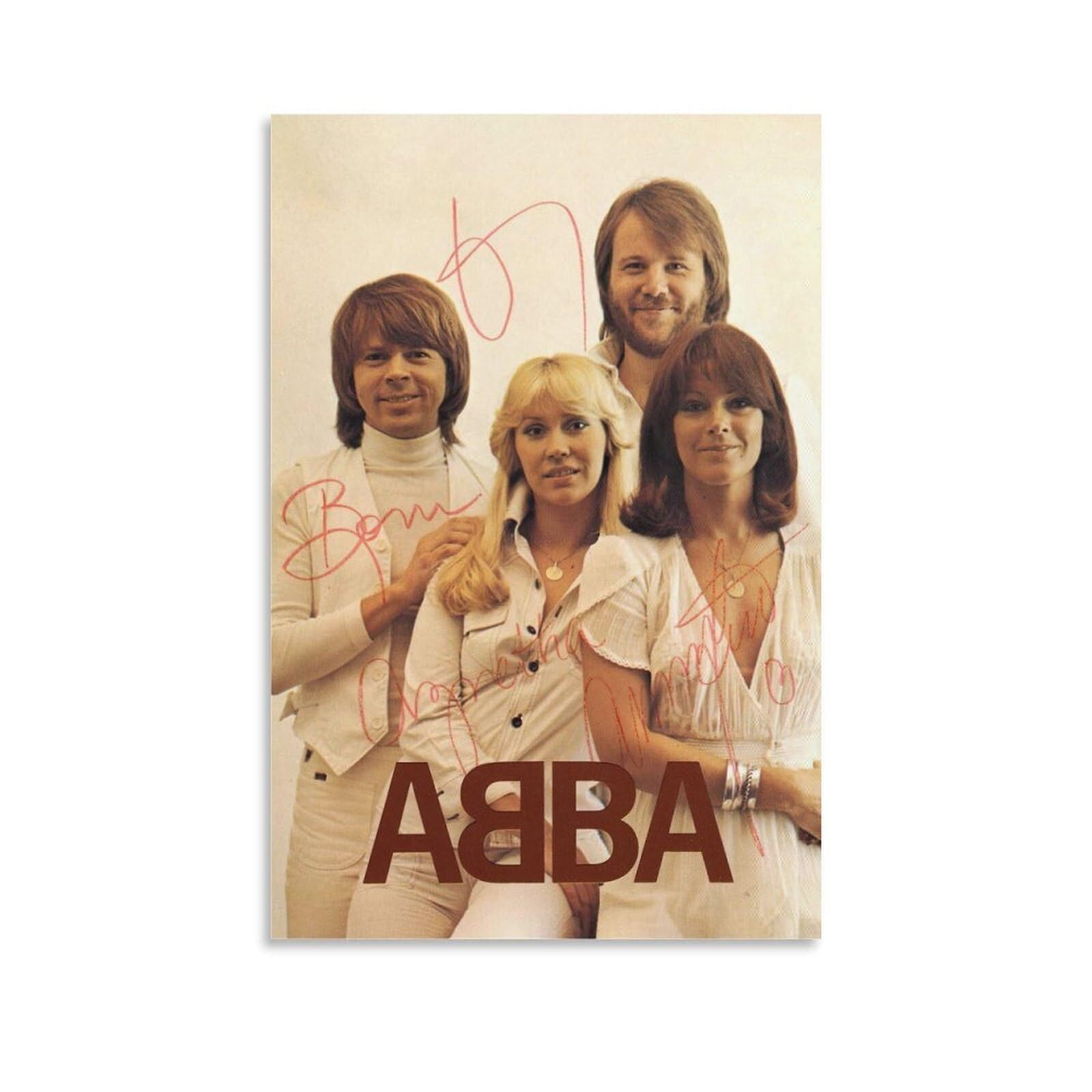 ABBA 1997 Rock Band Poster Vintage Legend Rock Star Poster - Walmart.com
