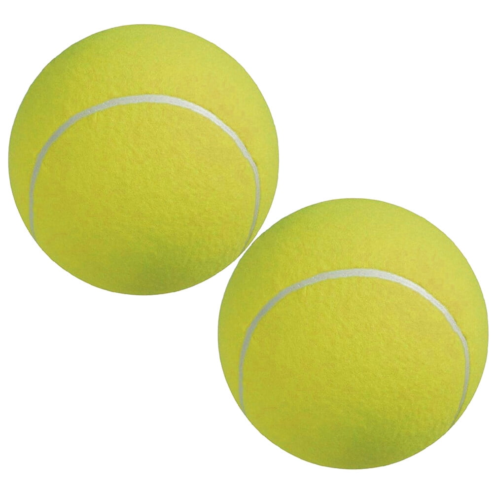 ABBA 2Pcs 9.5 Inches Inflatable Tennis Ball 24cm Large Signature Tennis ...