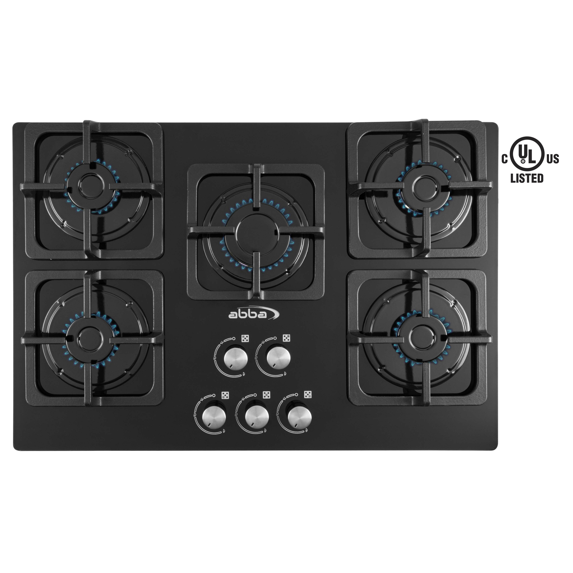 Empava 36" Stainless Steel 5 Italy Sabaf Burners Stove Top Gas Cooktop ...