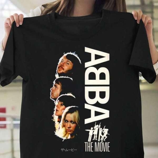 ABBA Members Band Signatures T-Shirt Merch - Walmart.com