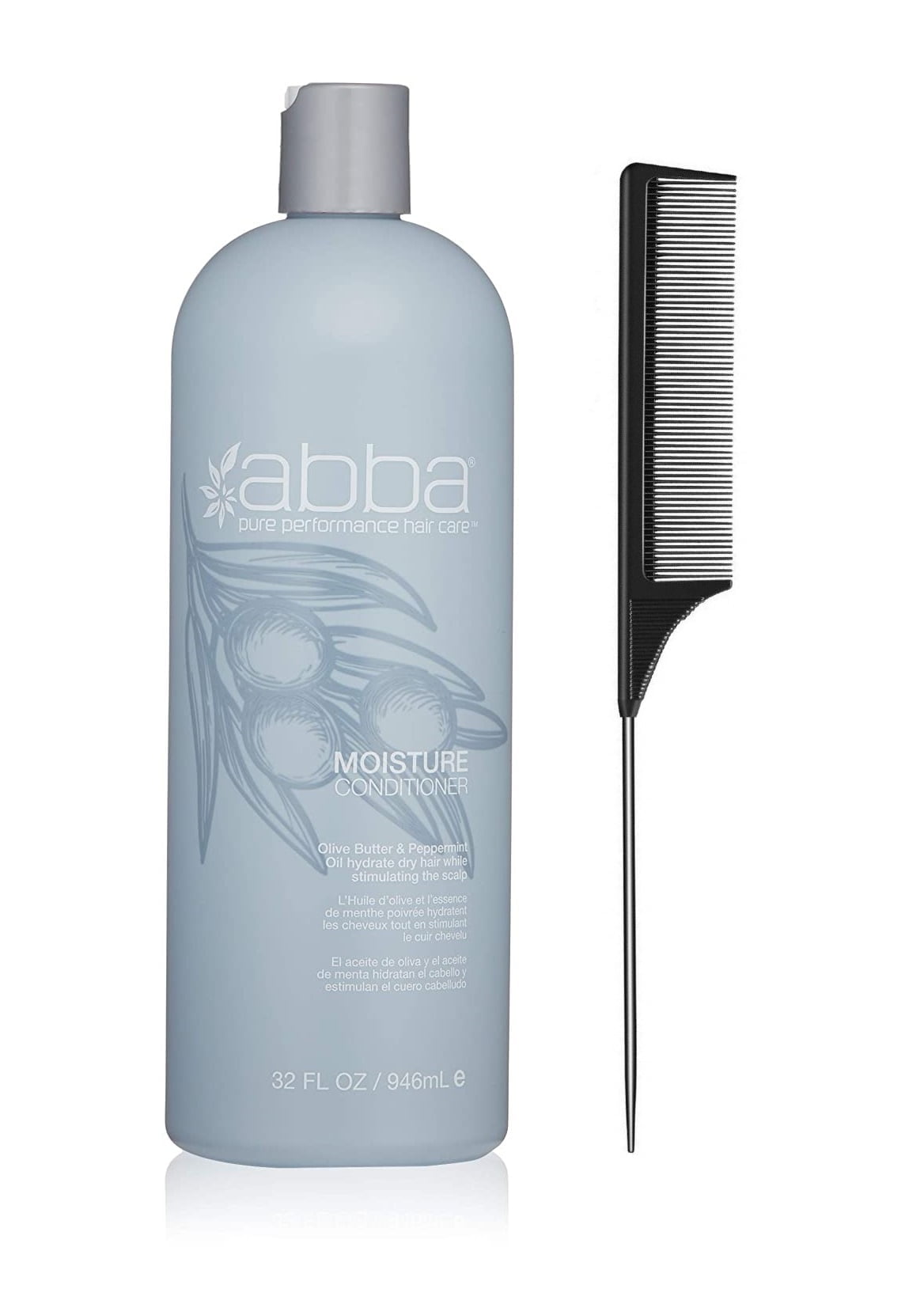 ABBA Moisture Conditioner, Olive Butter & Peppermint Oil Moisturize ...