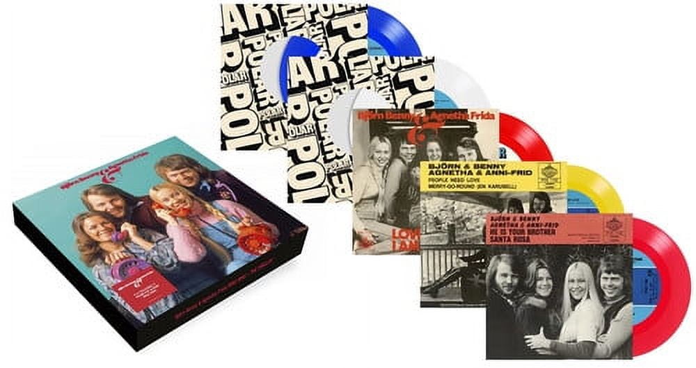 ABBA - Ring Ring: 50th Anniversary - Colored 7-Inch Vinyl Boxset - Music & Performance - Walmart.com