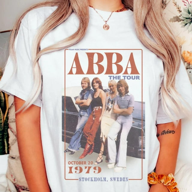 ABBA Shirt, ABBA Concert Shirt, Pop Music Shirt, Pop Disco Tee, Pop Roc - Walmart.com