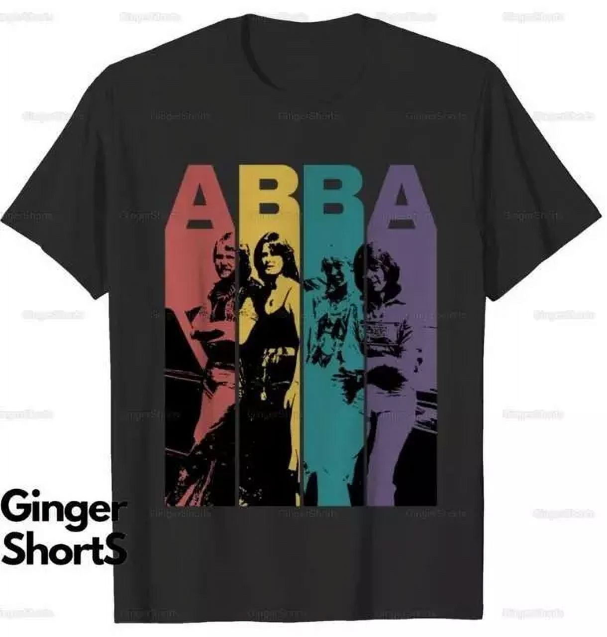 ABBA Shirt Abba Band 1979 UK Tour Unisex Shirt - Walmart.com