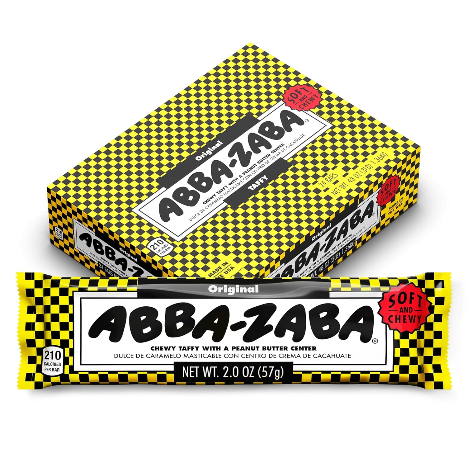 ABBA-ZABA Candy Bar 24 ct. Box - Walmart.com