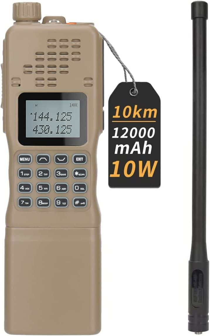 ABBREE AR-152 Handheld Ham Radio, 10W Tactical Two Way Radio with ...
