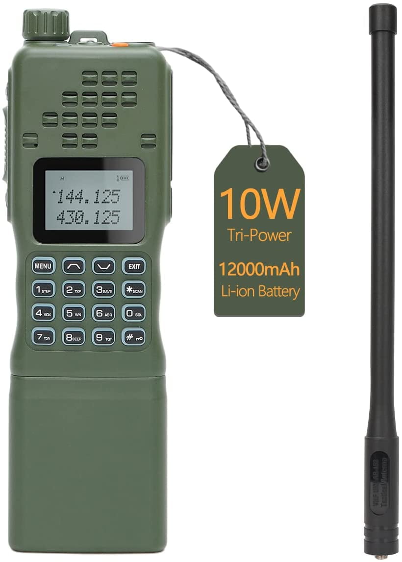 ABBREE AR-152 Military Grade Radio 10W Powerful 12000mAh Battery Long ...