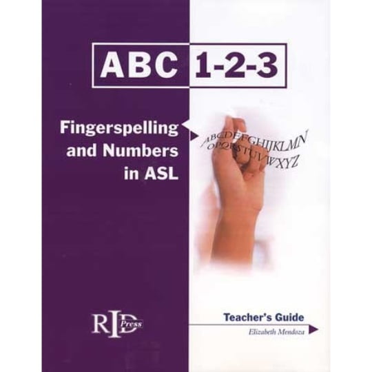 ABC-123: Fingerspelling and Numbers in ASL (Teacher) - Walmart.com
