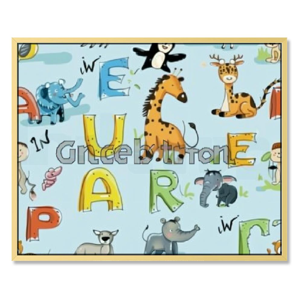ABC Alphabet Early Childhood Education Poster Canvas Painting Posters ...