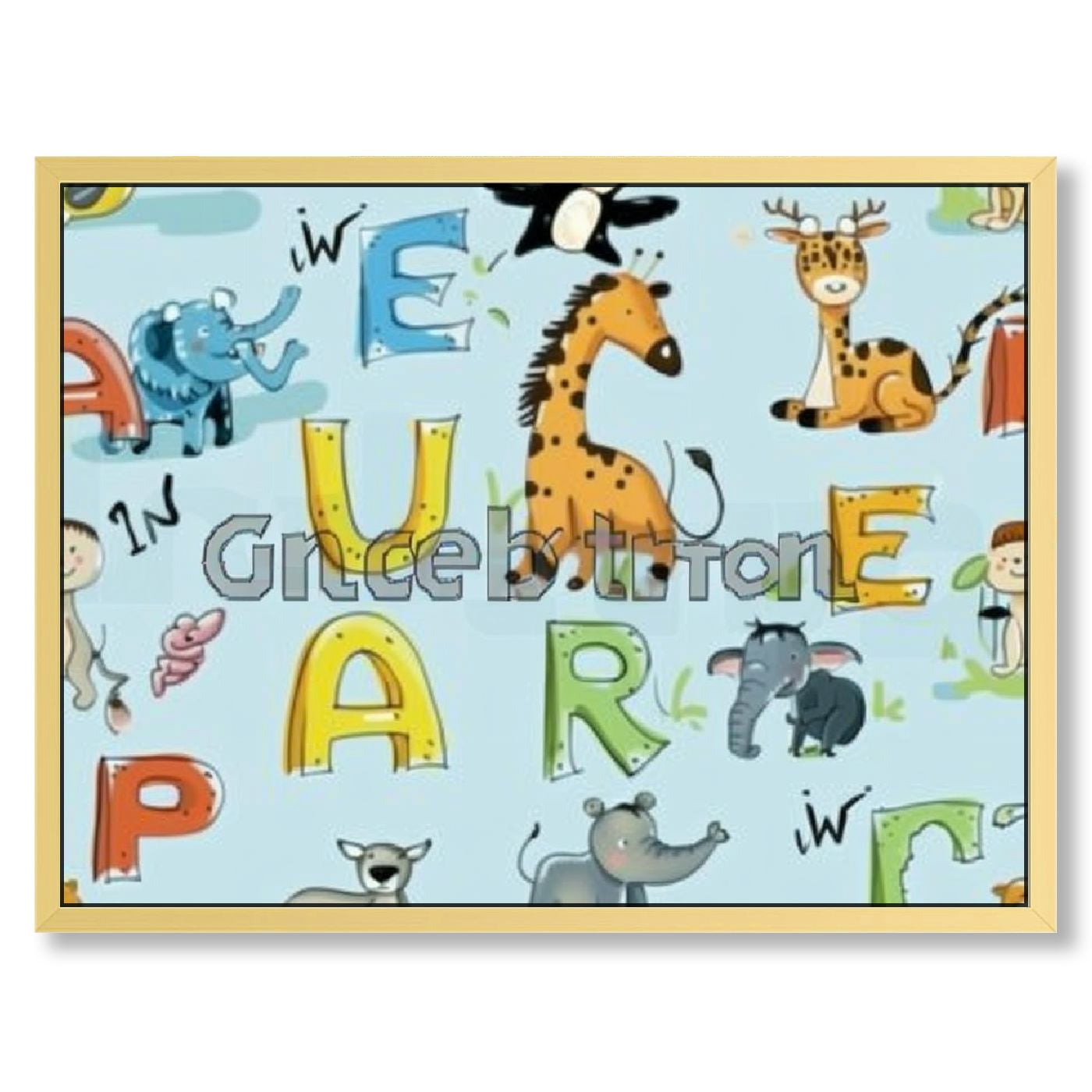 ABC Alphabet Early Childhood Education Poster Canvas Painting Posters ...