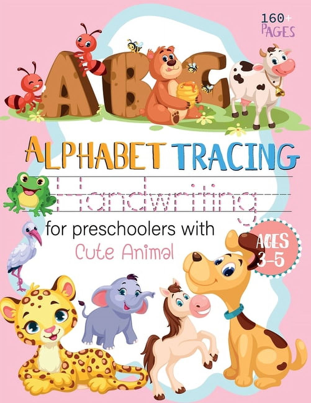 ABC Alphabet Handwriting tracing for preschoolers with Cute Animal ages ...