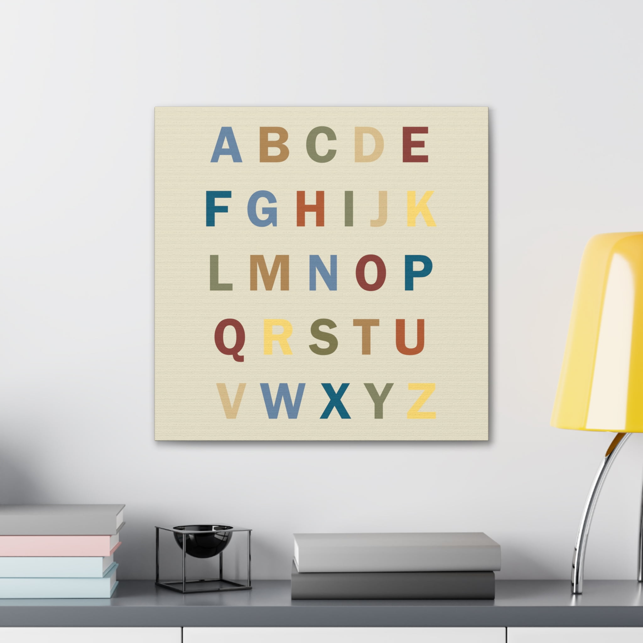 ABC Alphabet Sign on Canvas - Walmart.com