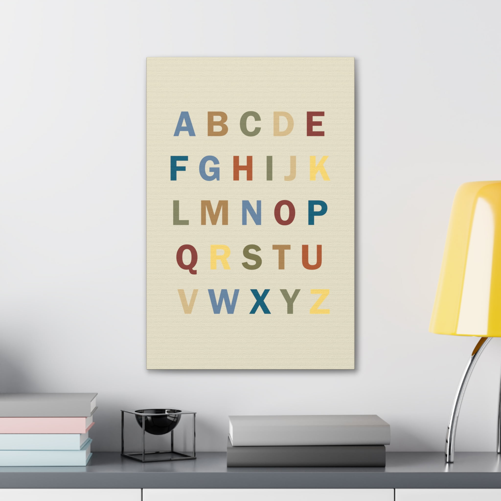 ABC Alphabet Sign on Canvas - Walmart.com
