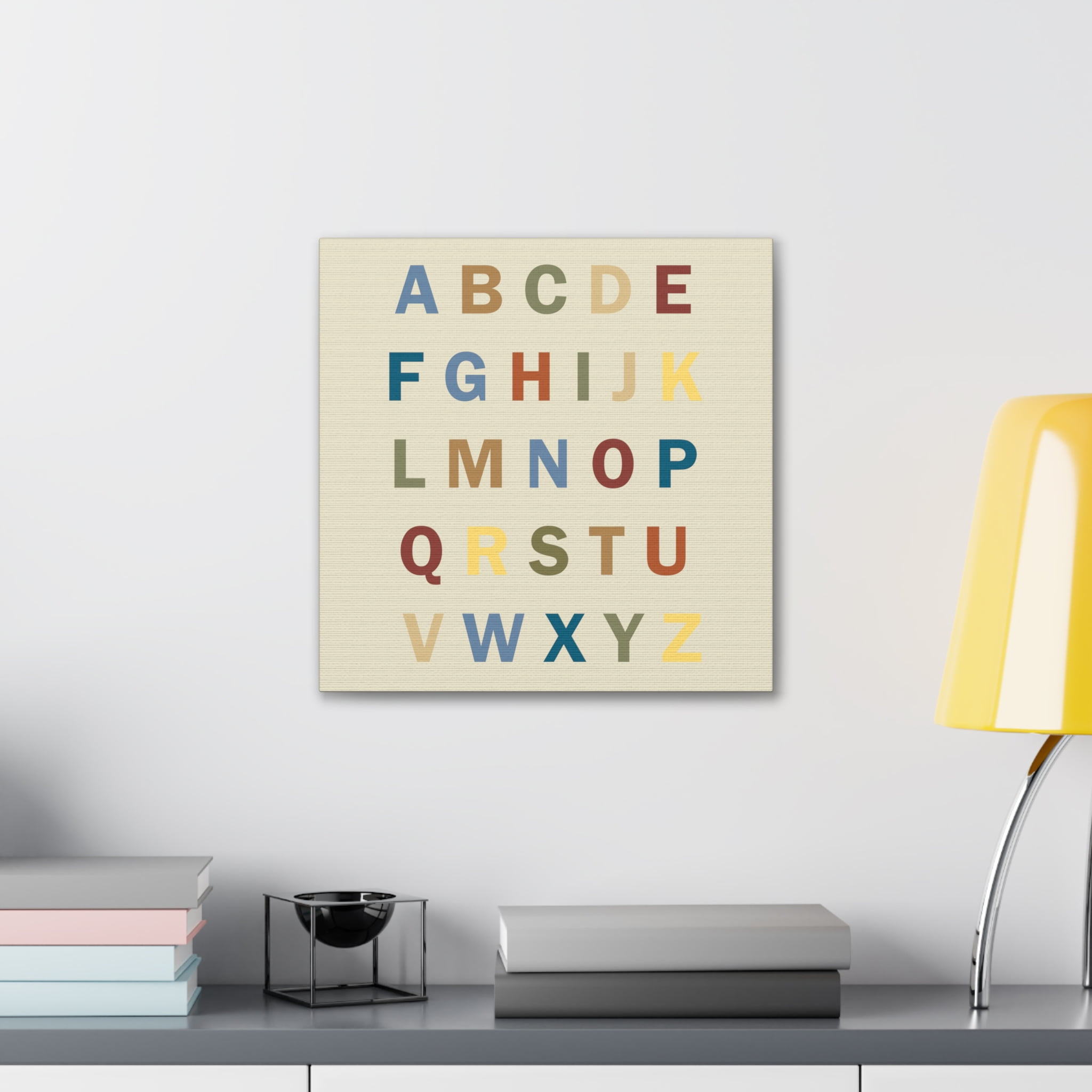 ABC Alphabet Sign on Canvas - Walmart.com