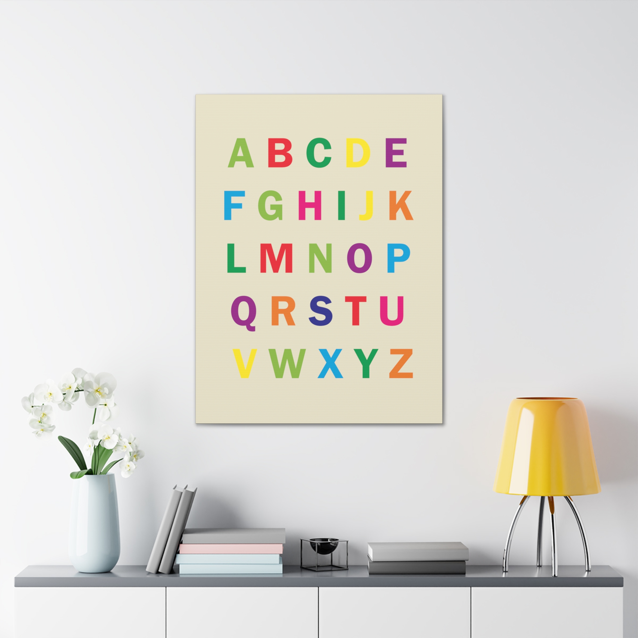 ABC Alphabet Sign on Canvas - Walmart.com