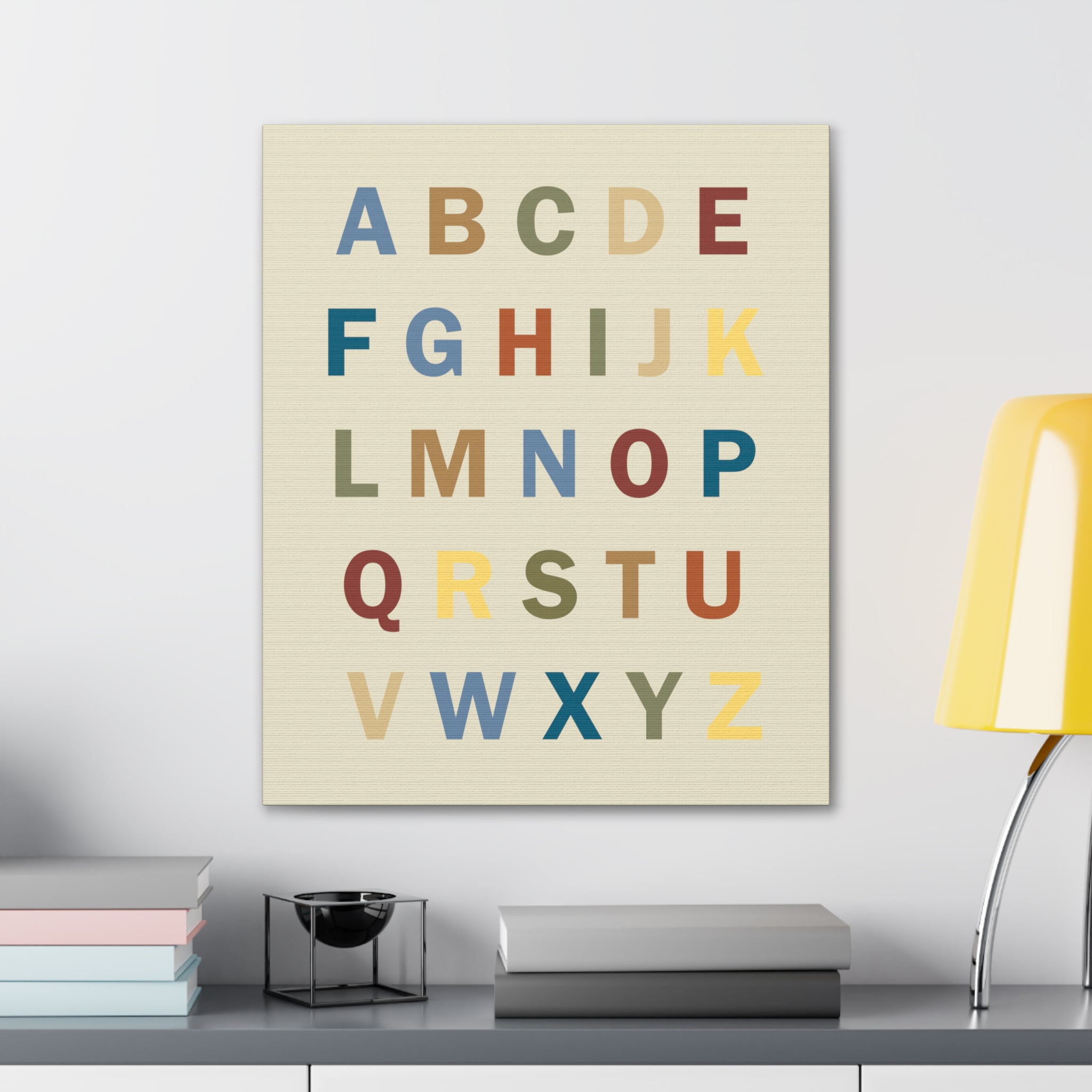 ABC Alphabet Sign on Canvas - Walmart.com