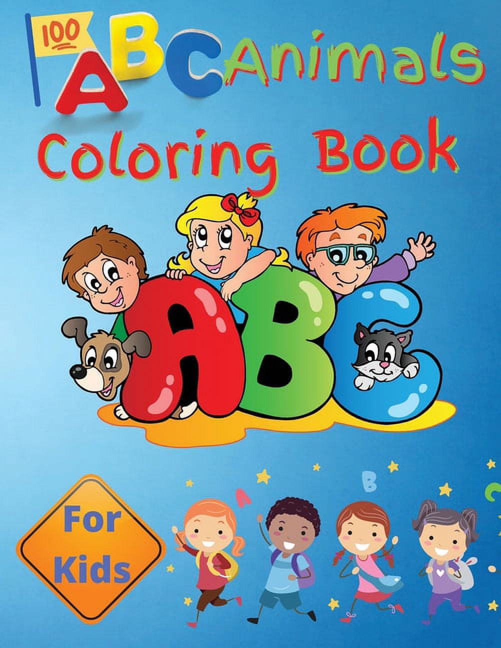 ABC Animals Coloring Book For Kids: Preschool Book for Toddlers, Boys and Girls | Learn the ...