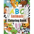 ABC Animals: Kids Coloring Book (Paperback) - Walmart.com