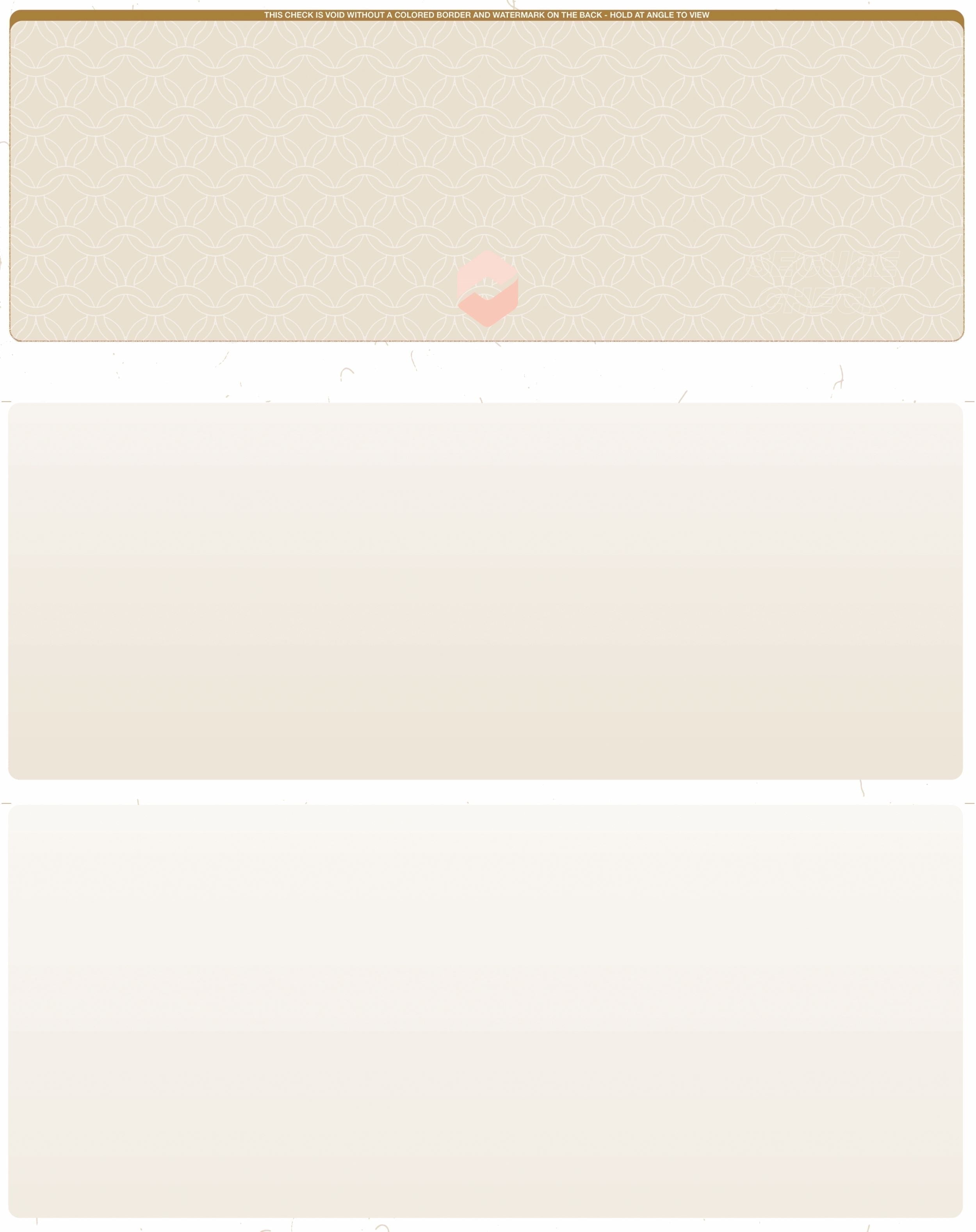 Abc Linen Blank Check Paper – Top Check, Gold, 500 Sheets, Laser ...