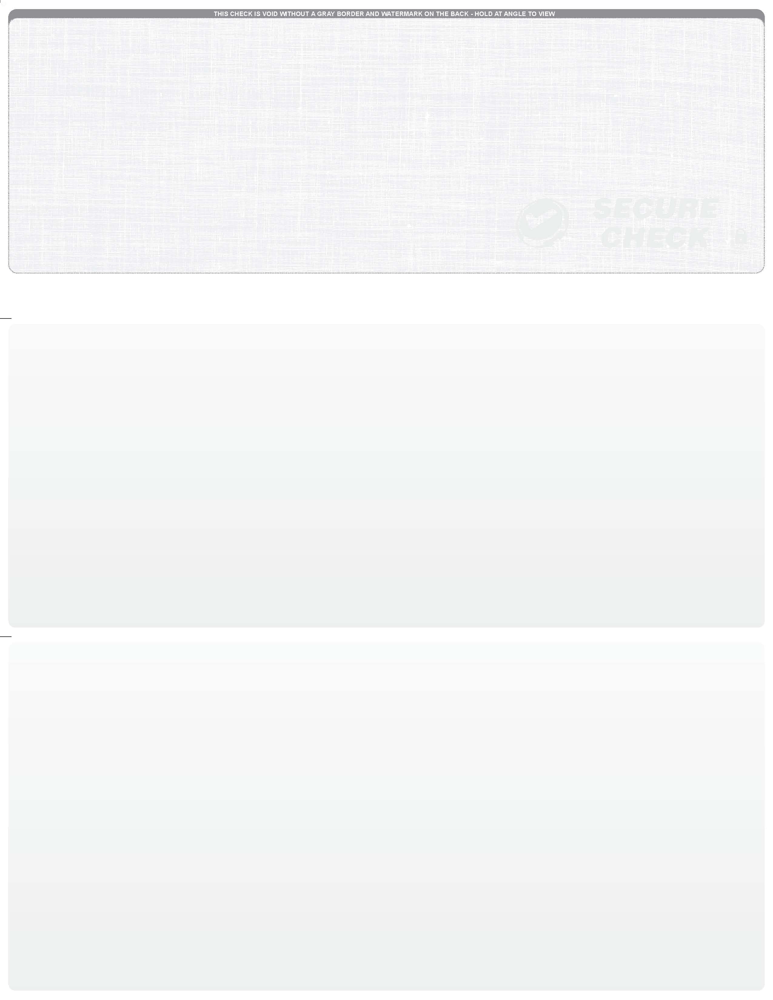 Abc Check Printing Blank Checks for Laser & Inkjet Printers, Standard ...