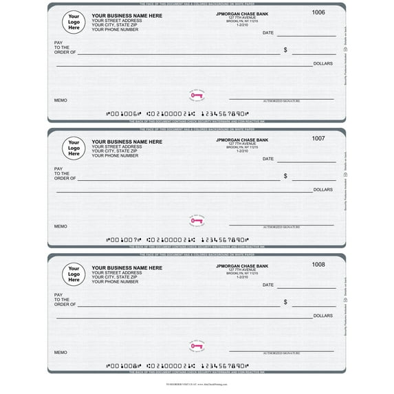 ABC Business Checks Compatible w/Quick Books, 3 On A Page, 300 Checks ...