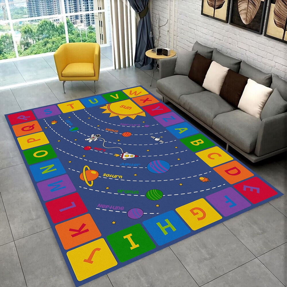 ABC Cartoon Alphabet Carpet 20'' x 31'' Bedroom Sofa Rug Door Mat ...