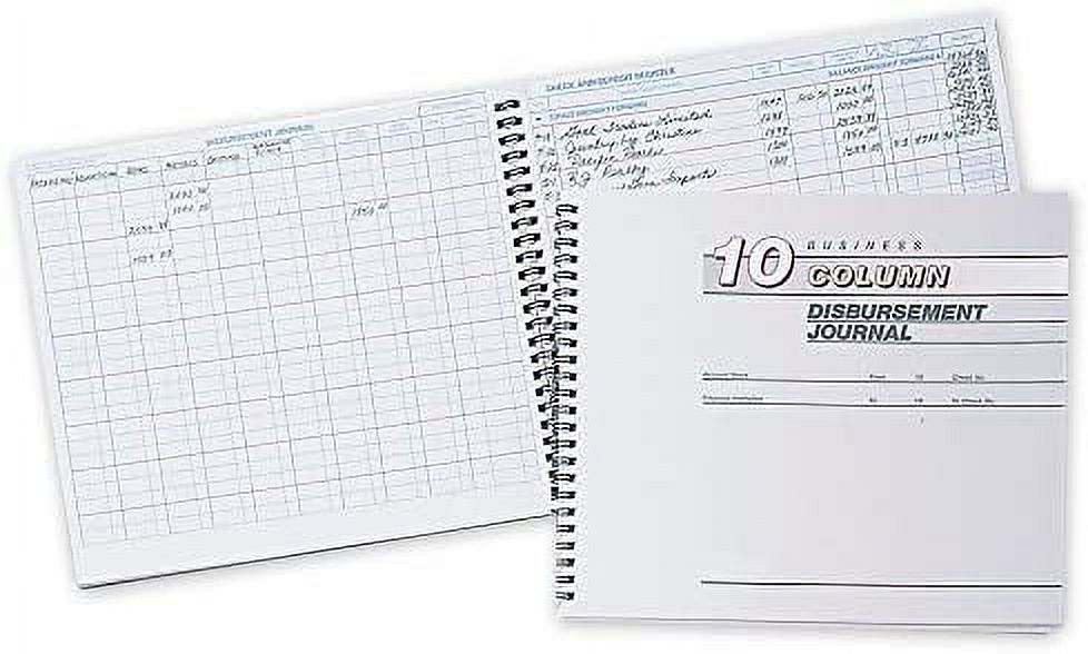 ABC Cash Receipts Journal - 10 Column Disbursement Journal. -Column ...