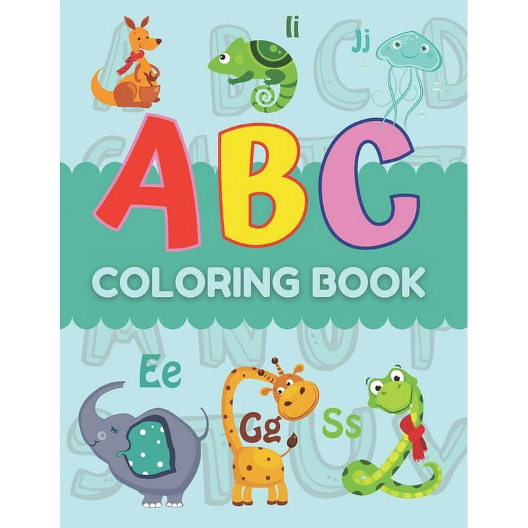 alphabet letter coloring book