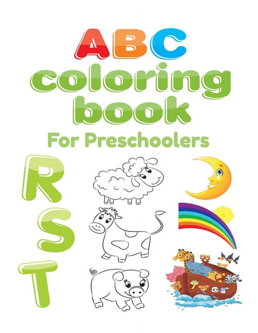 ABC Coloring Book For Preschoolers: Big Preschool Workbook abc coloring ...