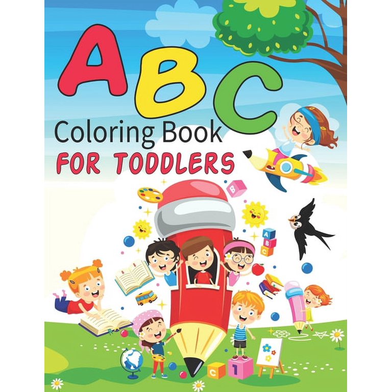 abc coloring book cover page