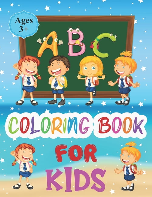 ABC Coloring Book for Kids: ABC Coloring Book for Kids Ages 3+ - Shapes ...