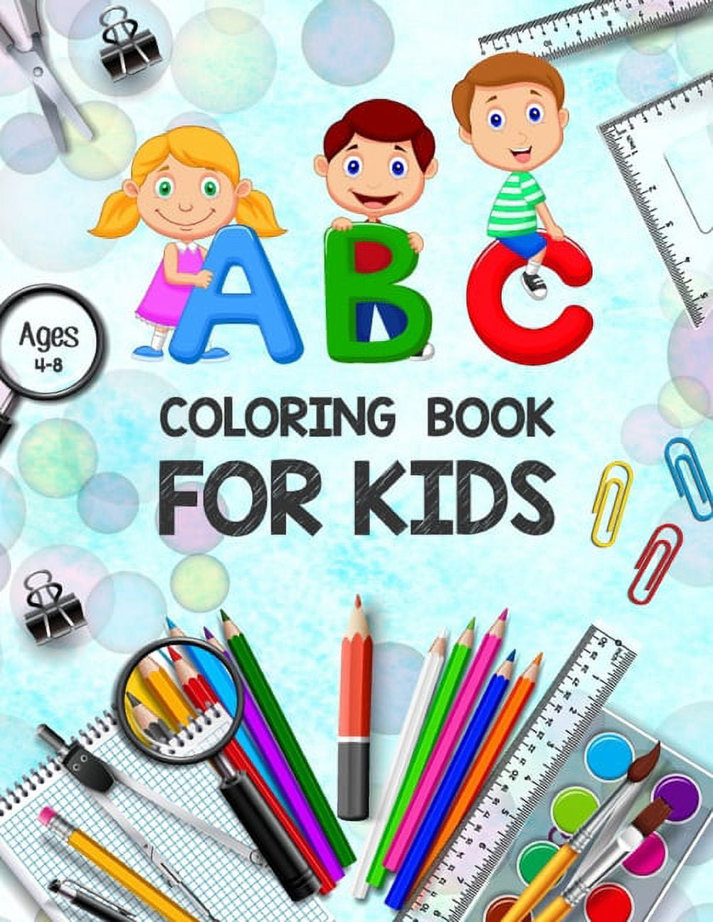 ABC Coloring Book for Kids Ages 4-8: Toddler Painting Books - ABC ...