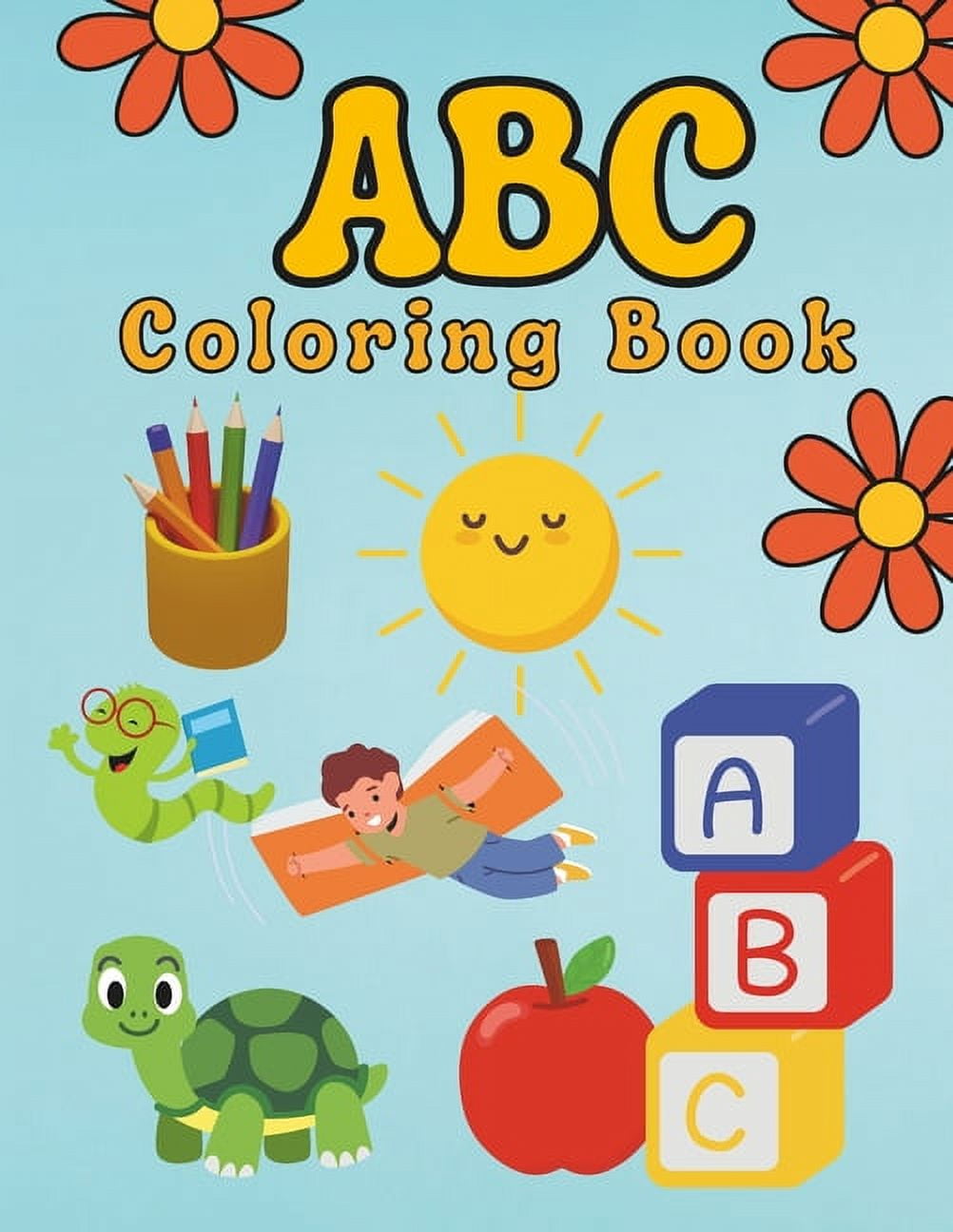 ABC Coloring Book For Your Kids, Alphabet: Vibrant Coloring Book of ...