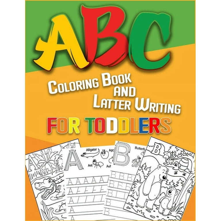 abc 123 writing coloring book