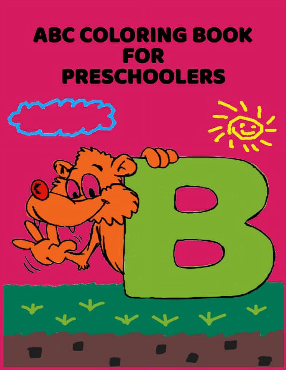 ABC Coloring Book For Preschoolers: ABC Letter Coloringt letters ...