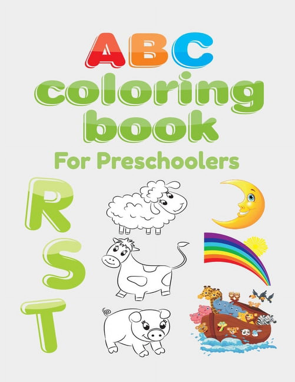 ABC Coloring Book For Preschoolers: Big Preschool Workbook abc coloring ...