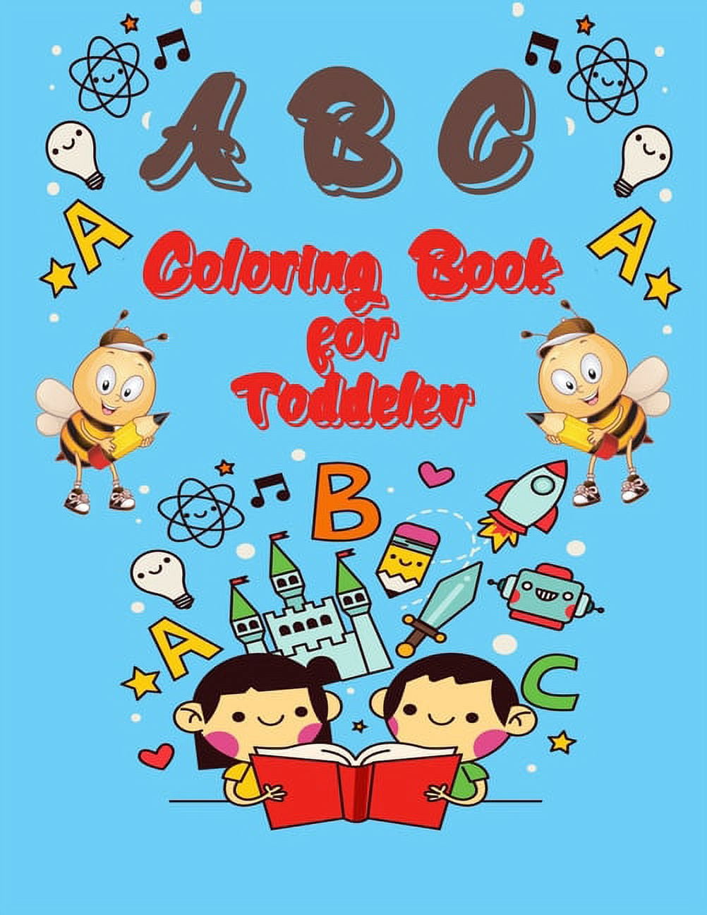 ABC Coloring Book for Toddeler: Activity Numbers, Letters, Shapes ...