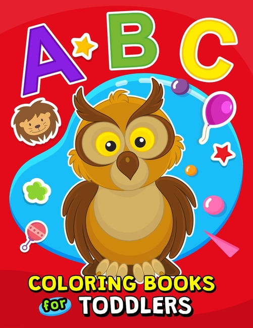 ABC Coloring Books for Toddlers: High Quality Black&White Alphabet ...