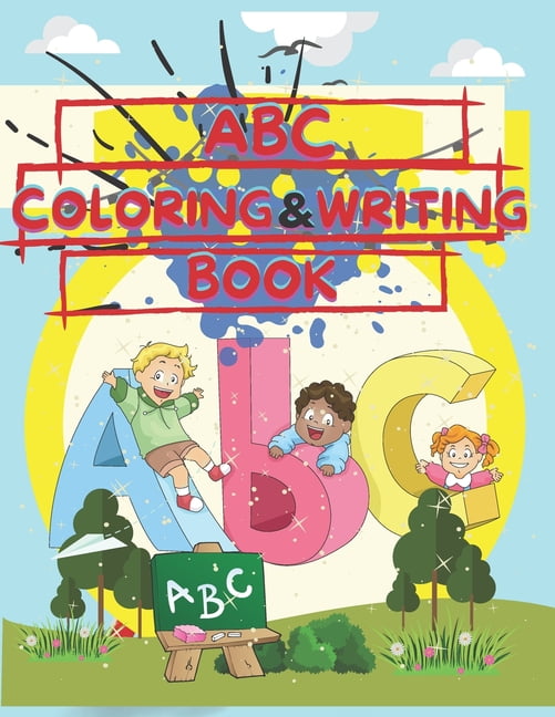 ABC Coloring & Writing Book For Kids Ages 4-8 : Alphabet Coloring, Xmas ...