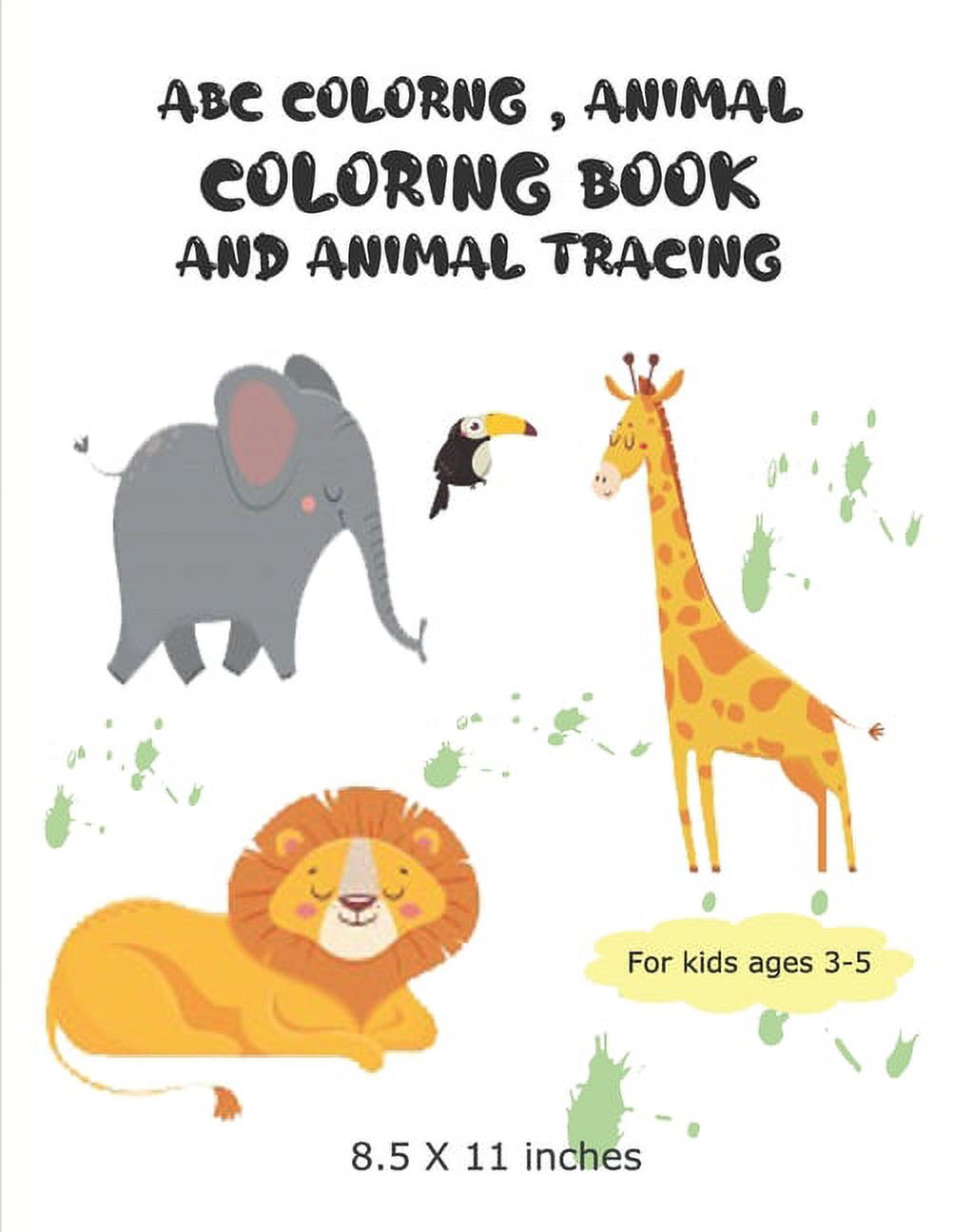 ABC Coloring, animal coloring book and animal tracing : Coloring and ...