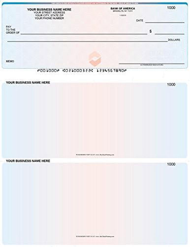 ABC Computer Voucher Checks Compatible w/Quick Books Check on Top ...