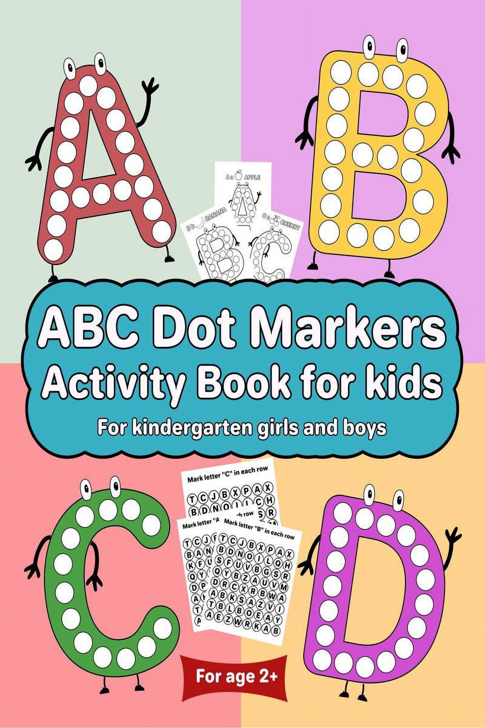 ABC Dot Markers Activity Book for kids for kindergarten girls boys ...