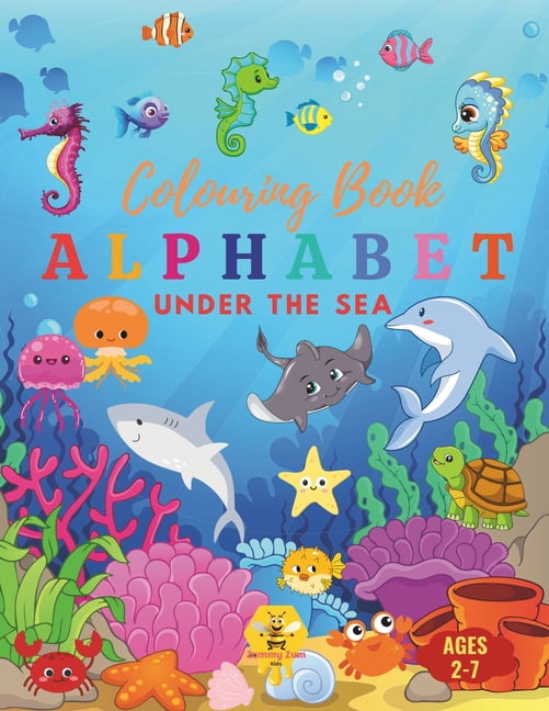 ABC Explorers Coloring Books Ocean ABCs: An Alphabet Coloring Book ...