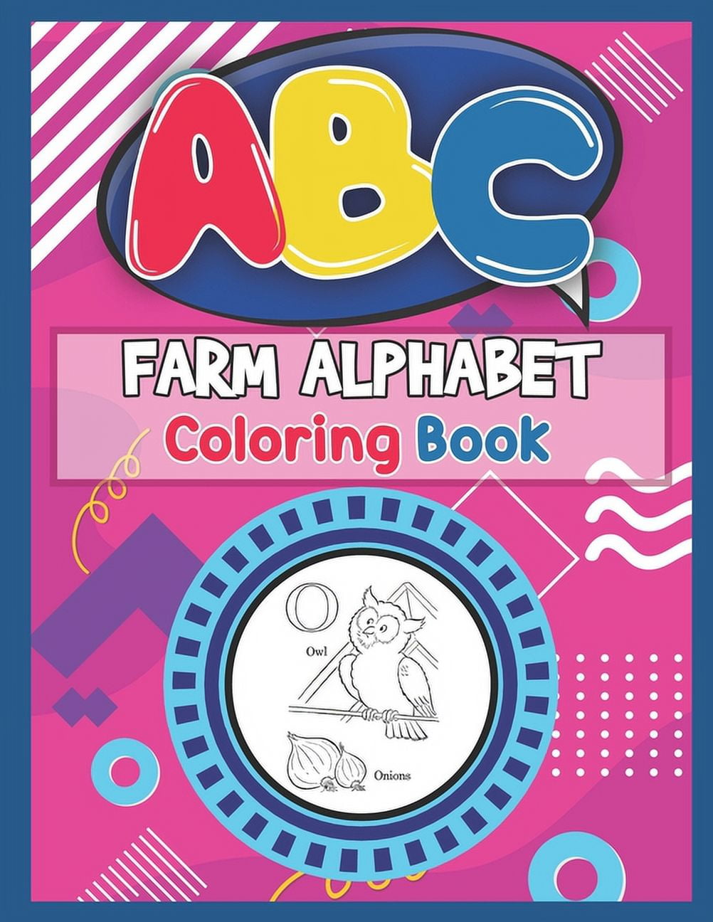 ABC Farm Alphabet Coloring Book : ABC Farm Alphabet Activity Coloring ...
