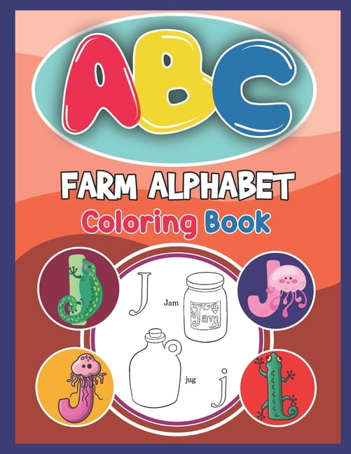ABC Farm Alphabet Coloring Book : ABC Farm Alphabet Activity Coloring ...