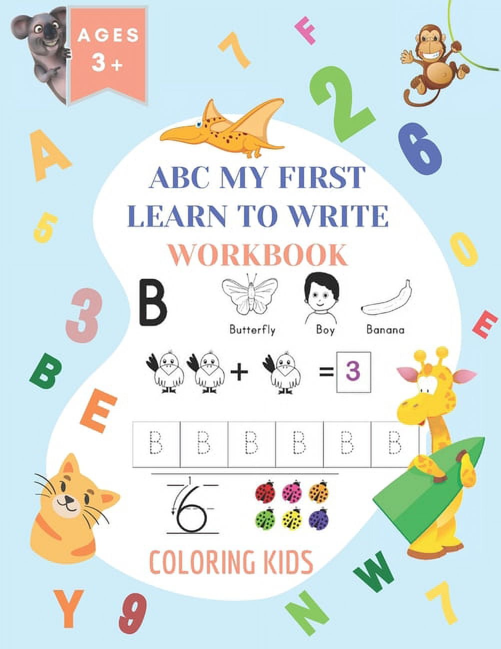 ABC My First Learn To Write Workbook: 1st Grade Workbook Age 5-7 ...