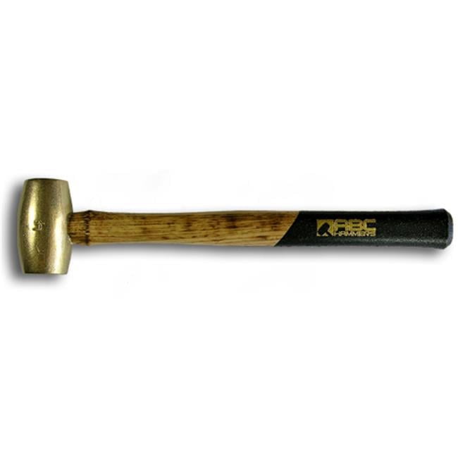 ABC Hammers ABC4BW 4 Lb. Brass Hammer With 18 inch Wood Handle ...
