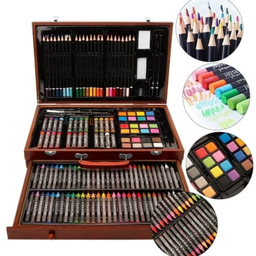 Castle Art Supplies Artist Kit - 100 Piece Drawing & Sketching Set ...