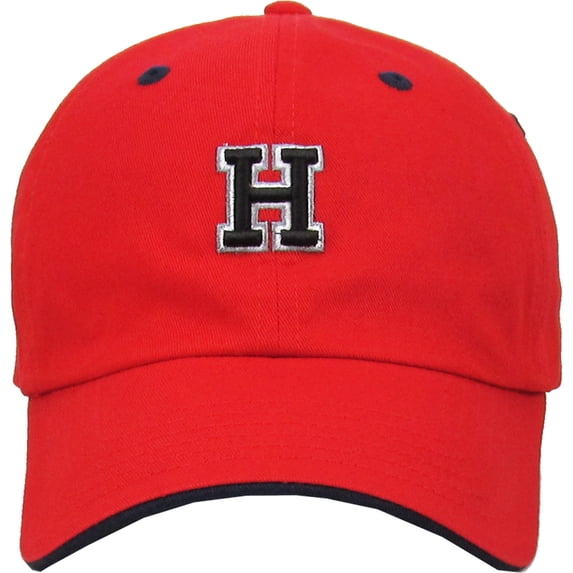 ABC Letter Initial Embroidery Adjustable Dad Hat Cotton Baseball Cap ...